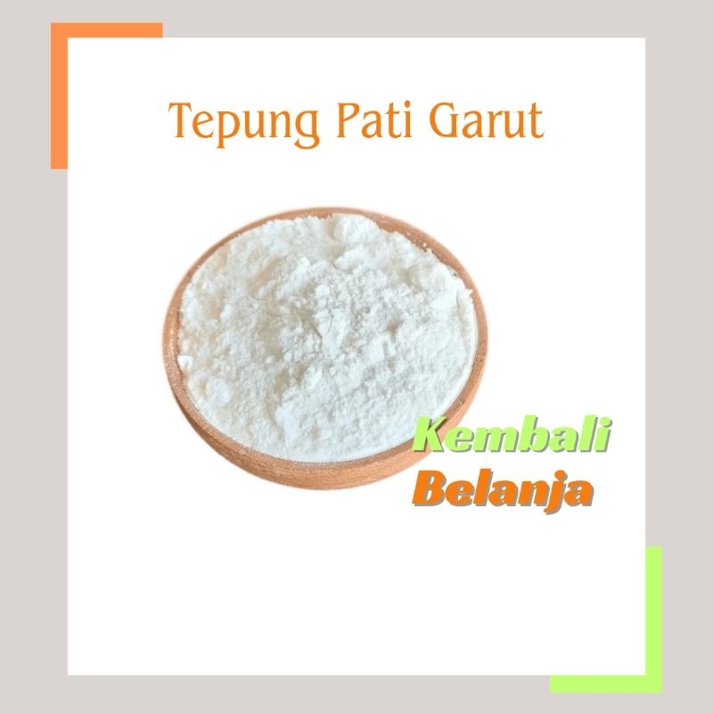 Jual Tepung Pati Garut Original 1 Kg/ Tepung Garut Halus Bersih/ Tepung ...