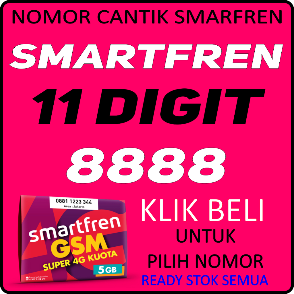 Jual Nomor Cantik Smartfren 2222 - KARTU PERDANA No Cantik Smartfren ...
