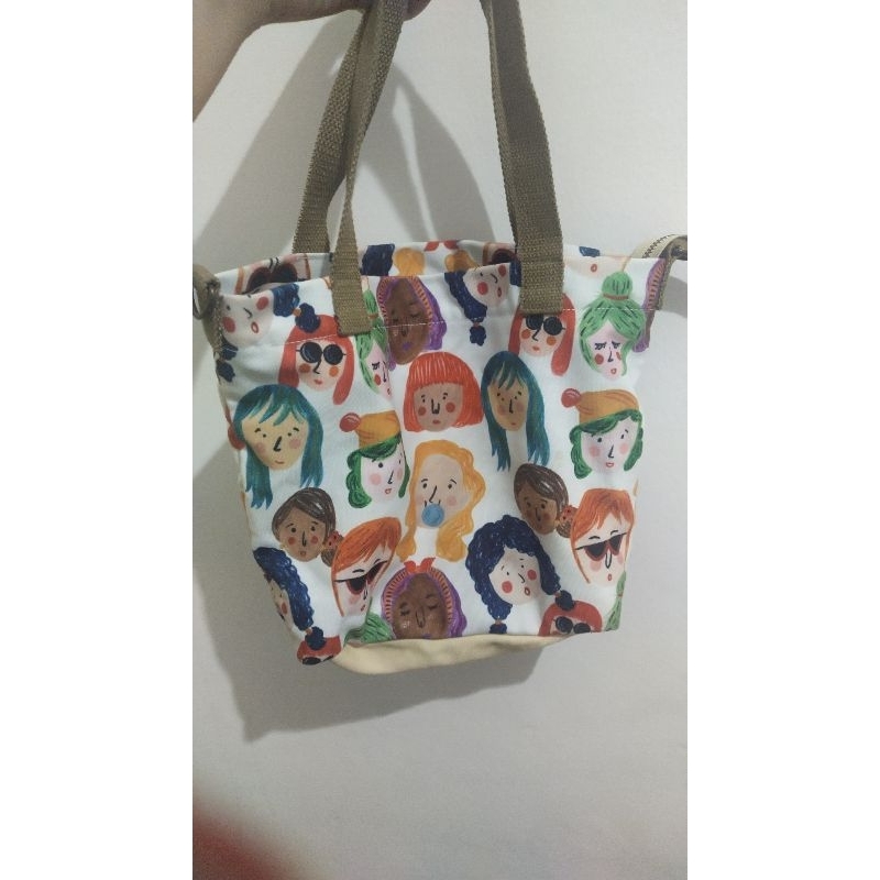 Jual ideku handmade mini toteback faces | Shopee Indonesia