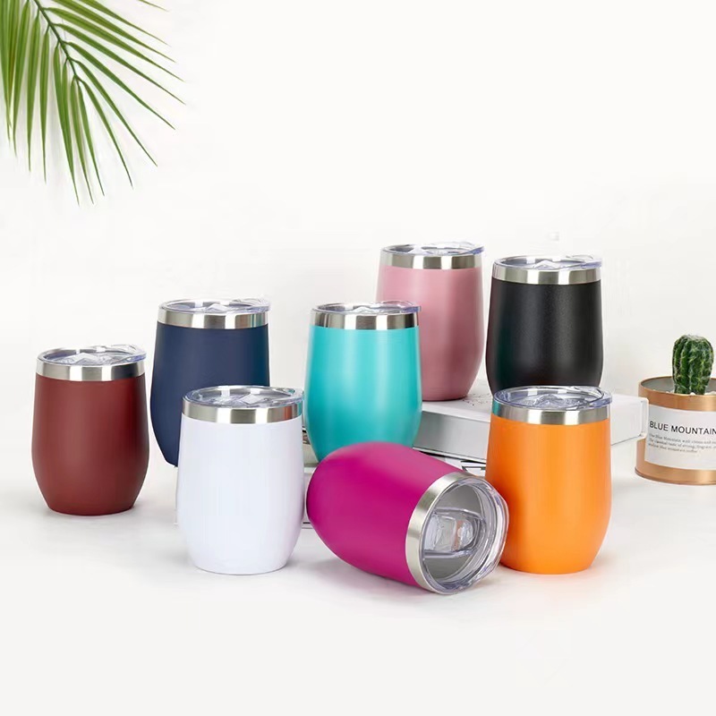 Jual Mug Telor Termos Stainless Botol Coffe Tahan Panas 360ML | Shopee ...