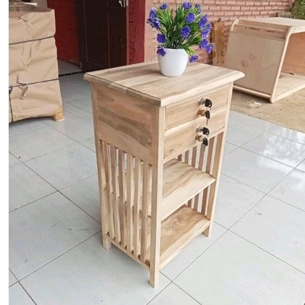 Jual MEJA DISPENSER KAYU JATI MINIMALIS | Shopee Indonesia