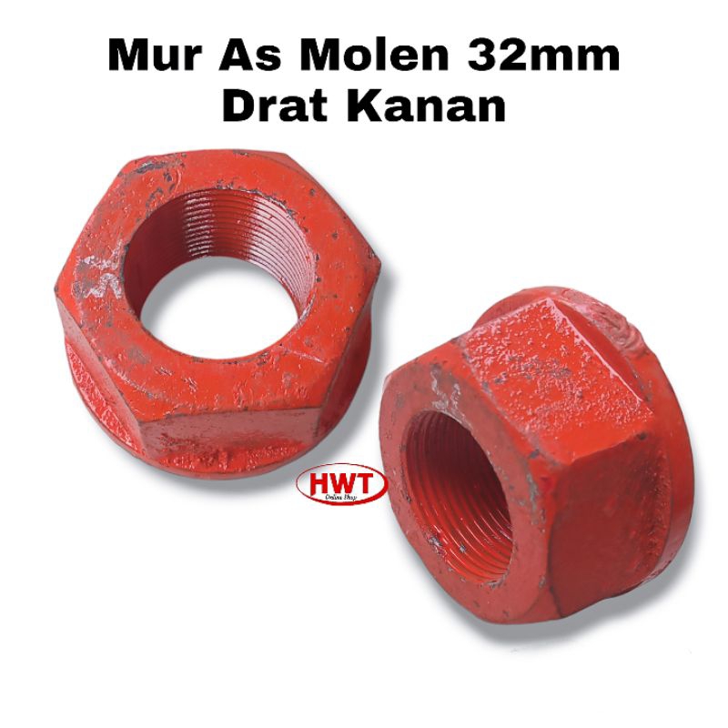 Jual Mur As Utama Drum Gentong Molen As 32mm | Shopee Indonesia