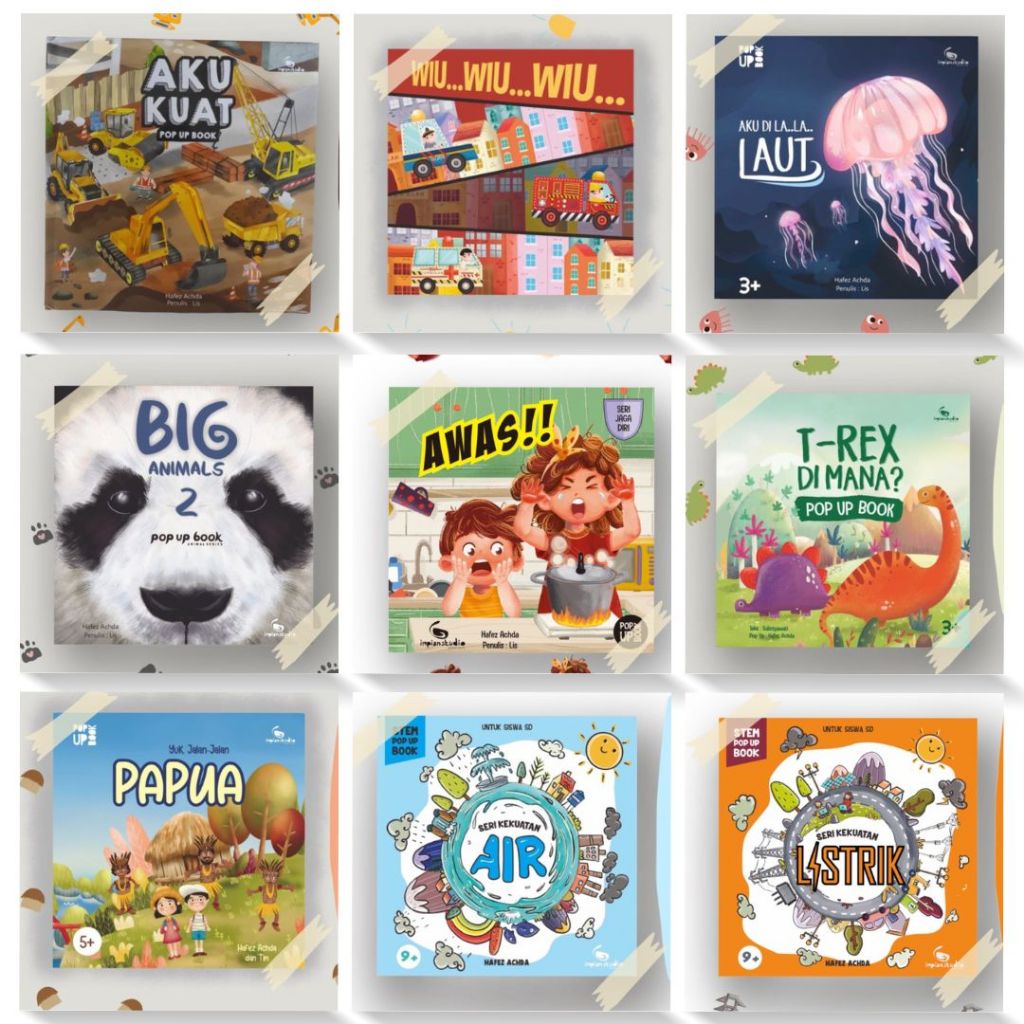 Jual [Ready Stock] Pop Up Book Aku Kuat - Wiu Wiu Wiu - Wuushh - Impian ...