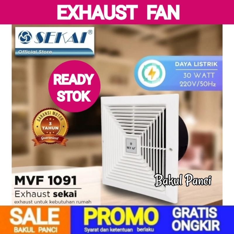 Jual SEKAI KIPAS ANGIN DAK EXHAUST TIPE LANGIT LANGIT MVF 1091 - EXHAUST CEILING FAN PLAFON 10 ...