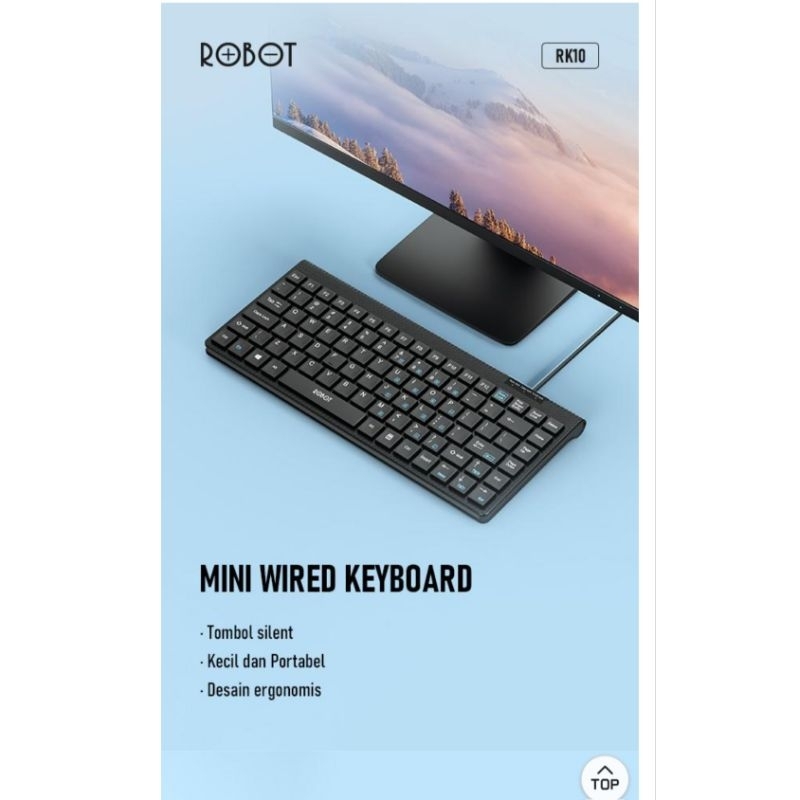 Jual ROBOT keyboard wired black | Shopee Indonesia