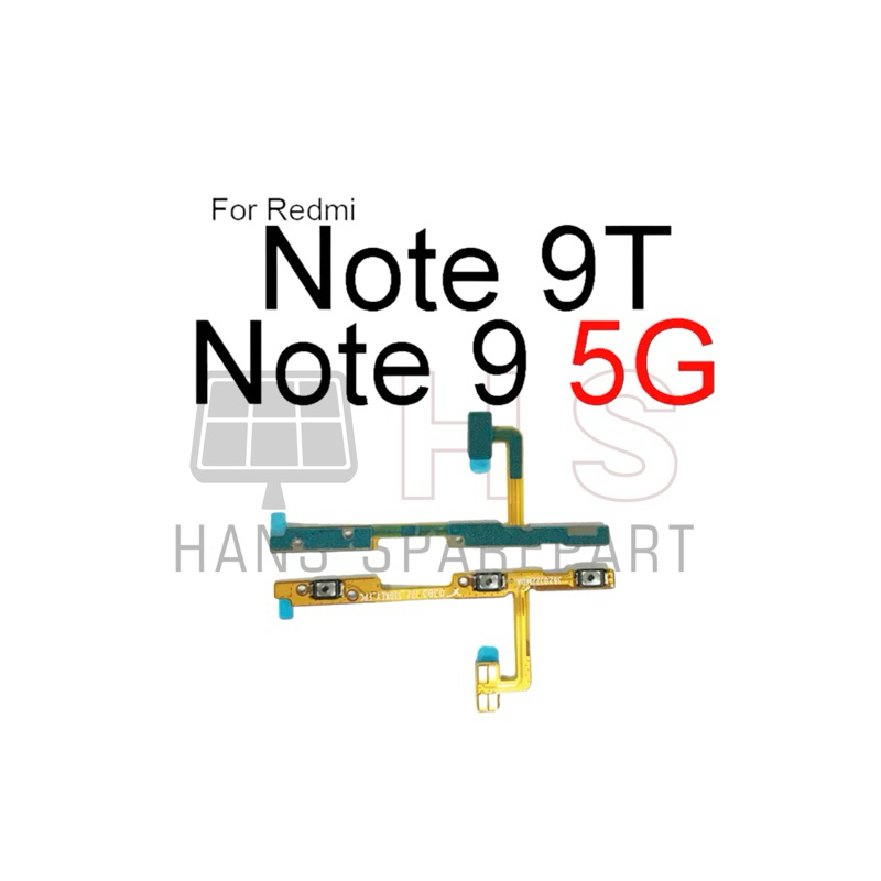 Jual FLEX / FLEXIBLE ON OFF VOLUME XIAOMI REDMI NOTE 9 5G / NOTE 9T ...