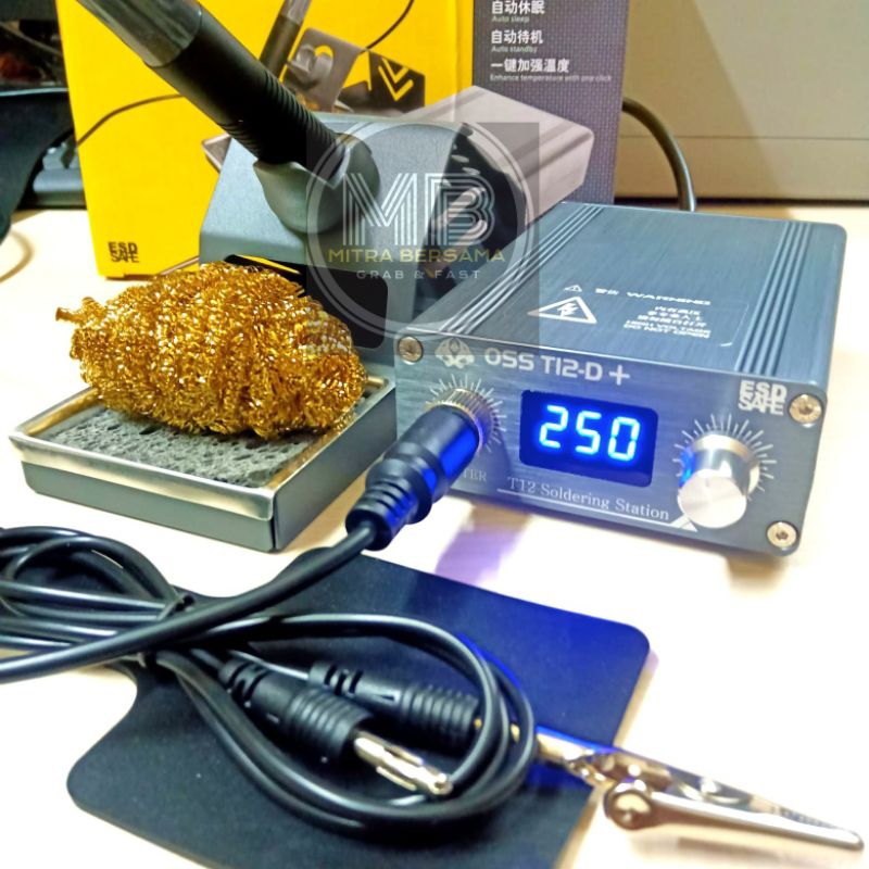 Jual SOLDER T12 T12-D+ DIGITAL OSS TEAM ORIGINAL 72WATT | Shopee Indonesia