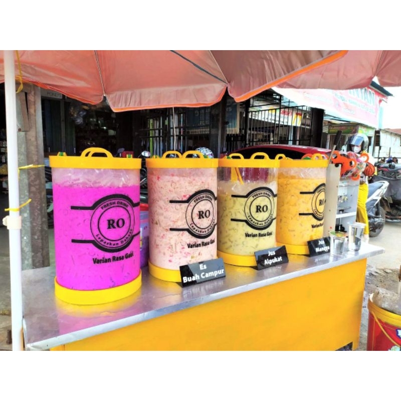 Jual Tabung Es Buah Aquarium D30 T45 dual handel 30 liter | Shopee ...