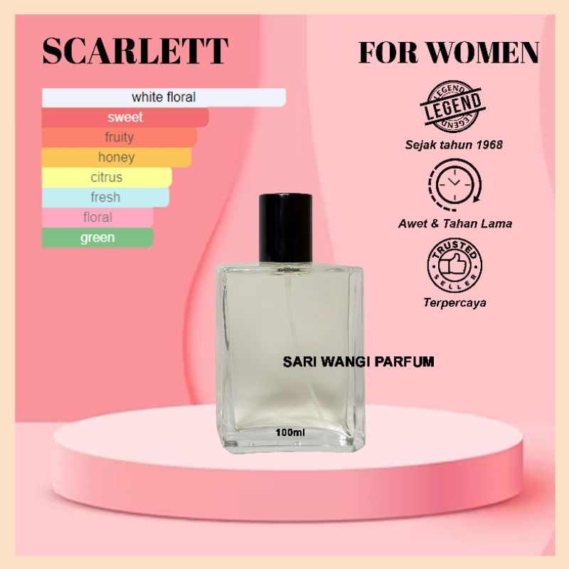 Jual 100ml scarlet (parfum refill in the line of scarlett) | Shopee ...