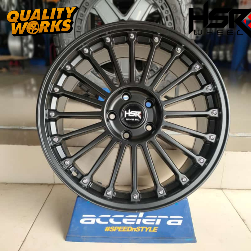 Jual Velg Crv ring 18 pelek mobil HSR JJC R18 Baut 5 pcd 114 warna Hitam - Hrv Accord | Shopee ...