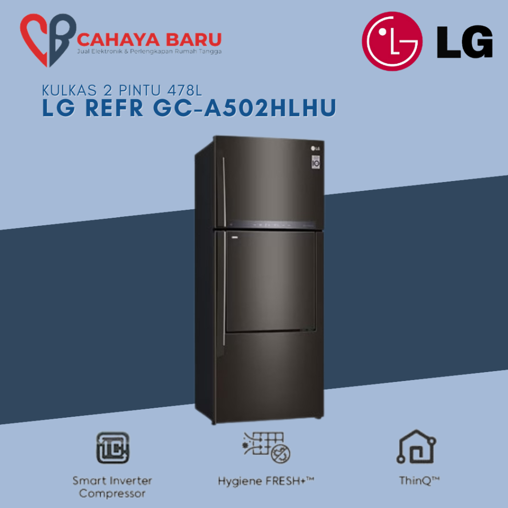 Jual KULKAS LG REFR GC-A502HLHU | Shopee Indonesia