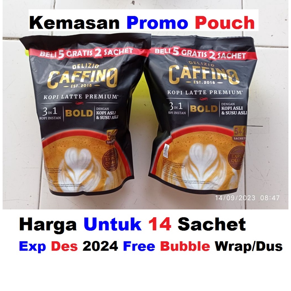 Jual [HB867] CAFFINO Cafino Bold @30g Baru Kemasan Kopi 3in1 Best ...