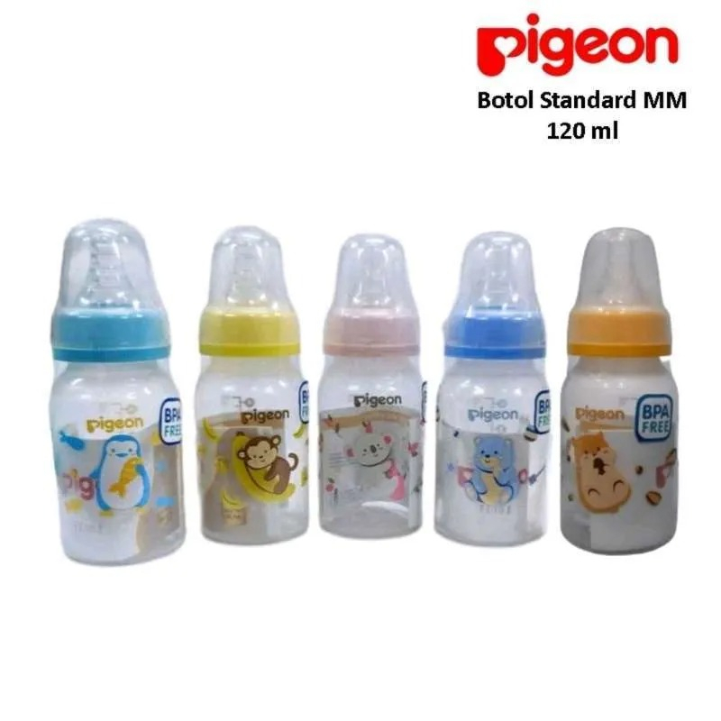 Jual Pigeon Botol Standard Motif Hewan 120mL Botol Susu Bayi | Shopee ...