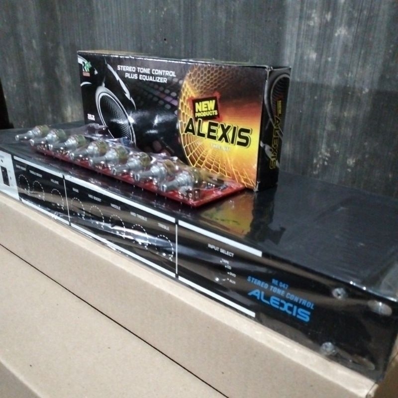 Jual Box aLexis plus kit Alexis Tone control stereo equalizer | Shopee ...