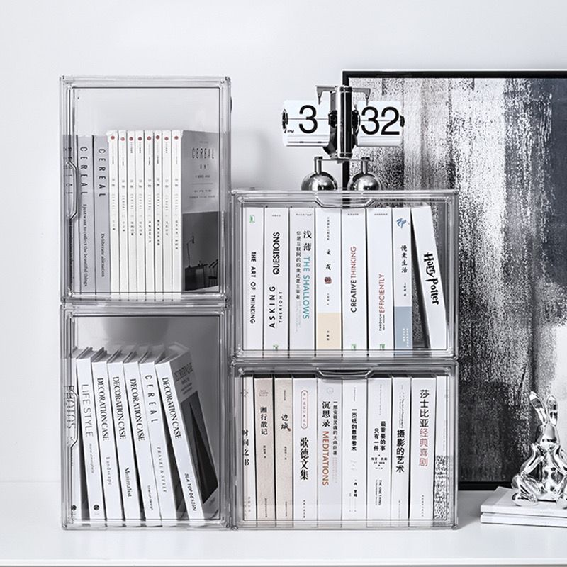 Jual Books Meja Container Box Organiser Acrylic Transparent | Shopee ...