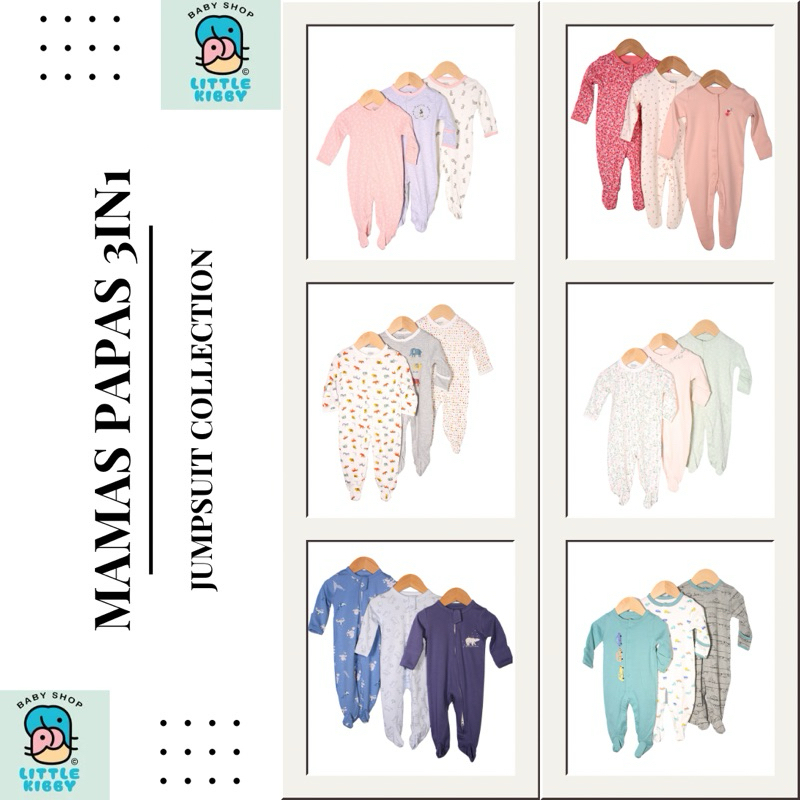 Jual LITTLE KIBBY | SLEEPSUIT PREMIUM 3 in 1 | SLEEPSUIT BAYI | BAJU ...