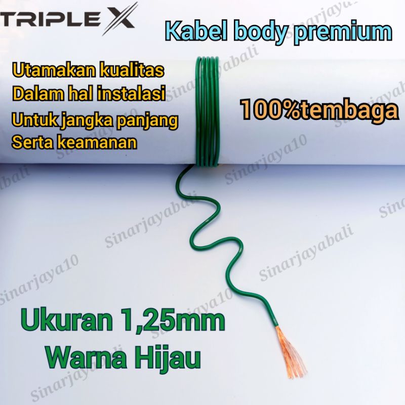 Jual kabel bintik body original motor mobil meteran avss 1,25 1.25 1 ...
