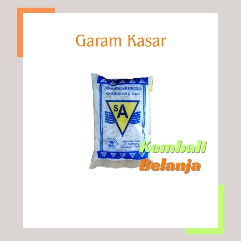 Jual Garam Kasar 100 Gram/ Garam Ikan/ Garam Krosok/ Garam Grosok/ Uyah ...