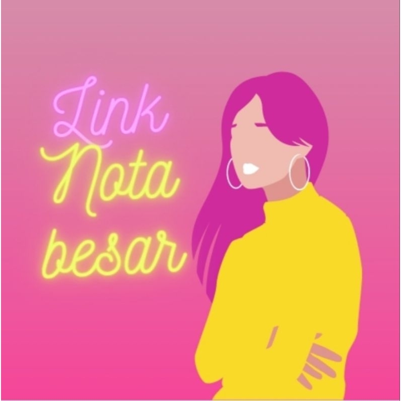Jual link nota besar +admin | Shopee Indonesia