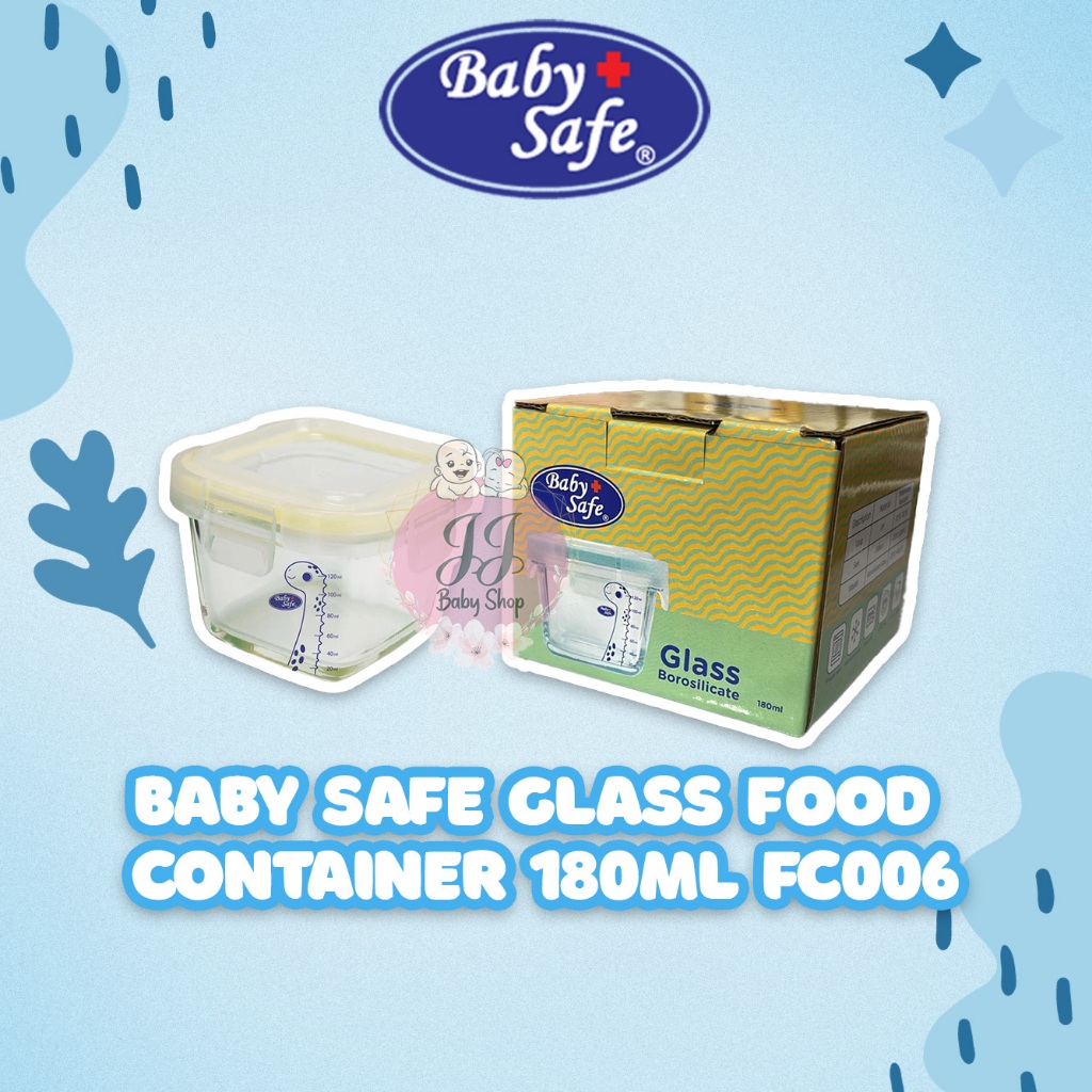 Jual Baby Safe Glass Food Container 180ml FC006 | Shopee Indonesia