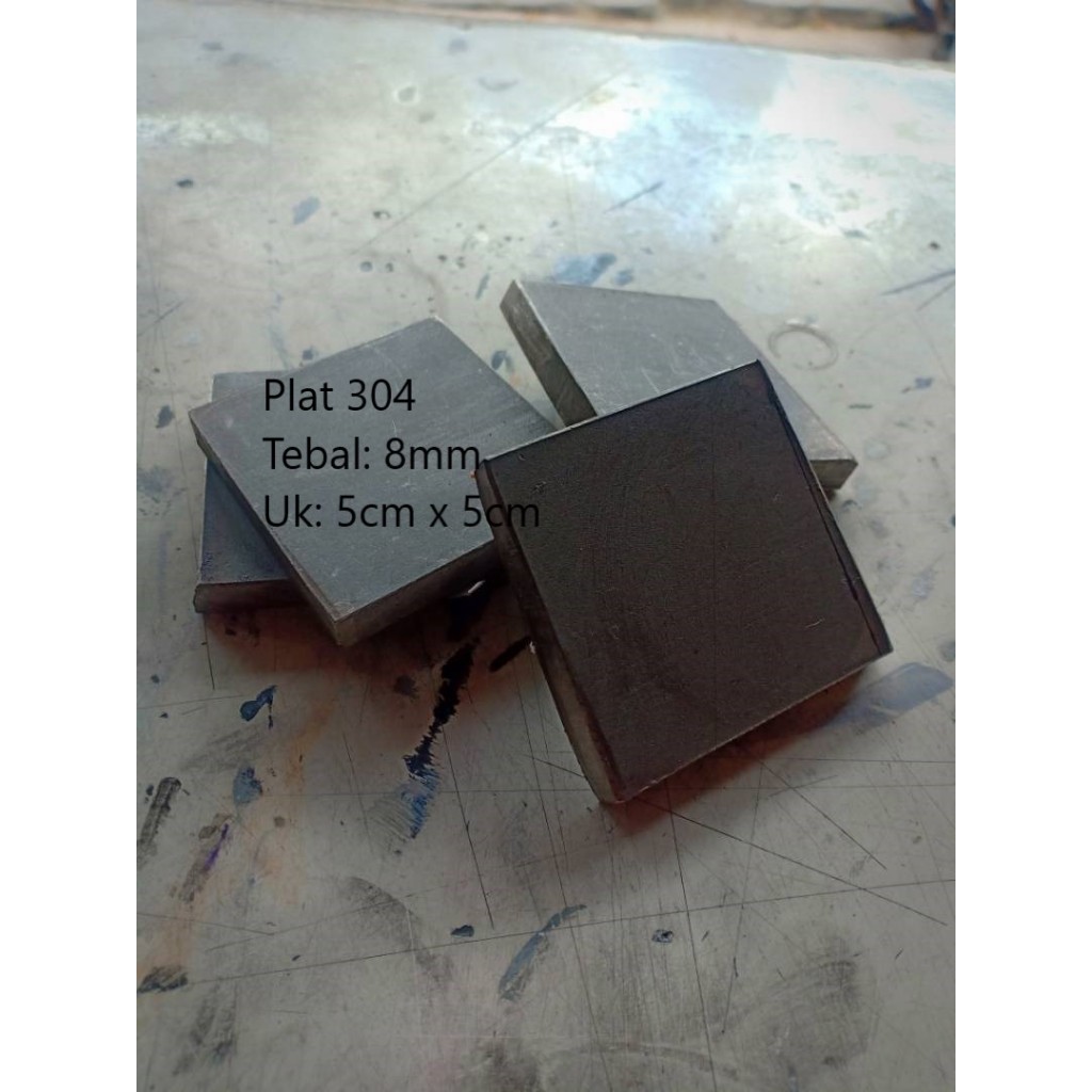Jual Plat 304 | tebal: 8mm | custom kotak | plate stenlis stainless ...