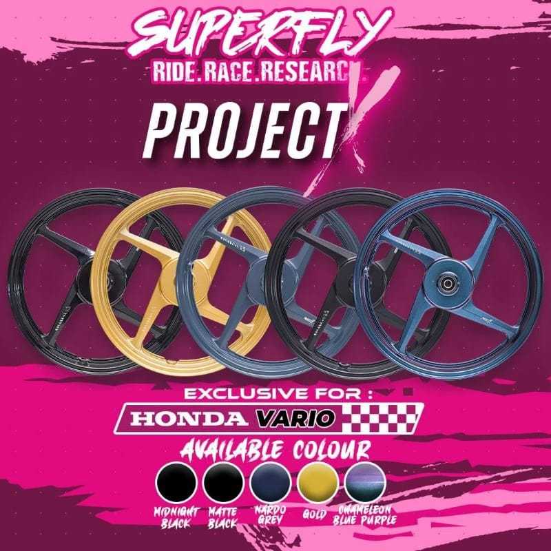 Jual VELG RACING SUPERFLY PROJECT X HONDA VARIO 125 150 | Shopee Indonesia
