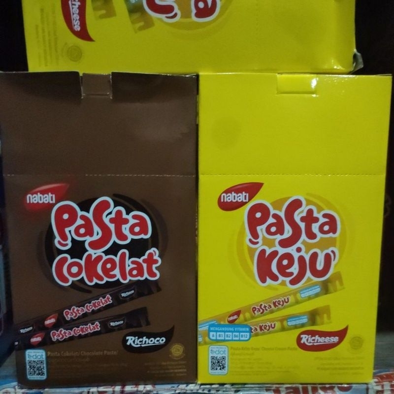 Jual nabati pasta cokelat dan keju isi 30 pcs | Shopee Indonesia
