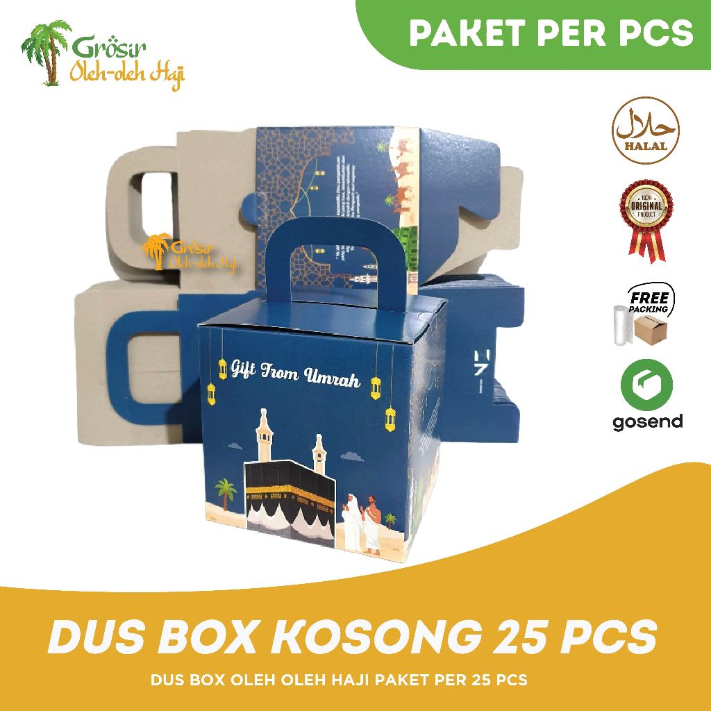 Jual Dus Box Kosong Kotak Oleh Oleh Haji dan Umroh Premium Paket per 25 ...