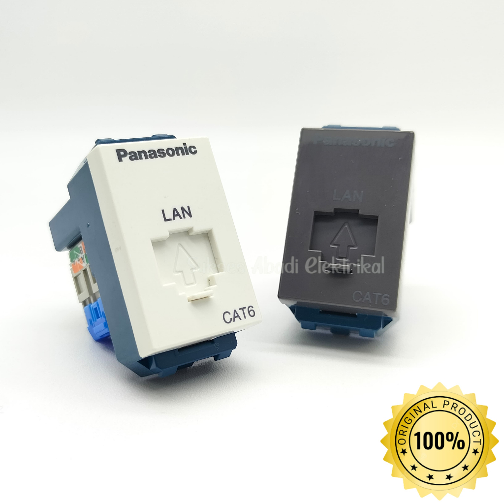 Jual Mata Outlet Data Panasonic LAN CAT6 CAT 6 WEJ 24886 | Shopee Indonesia