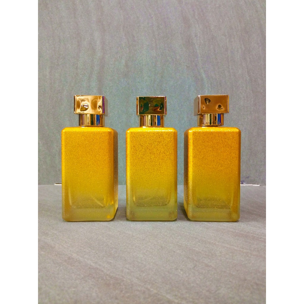 Jual Botol Parfum Gold Glitter Screw (100 ml) | Shopee Indonesia