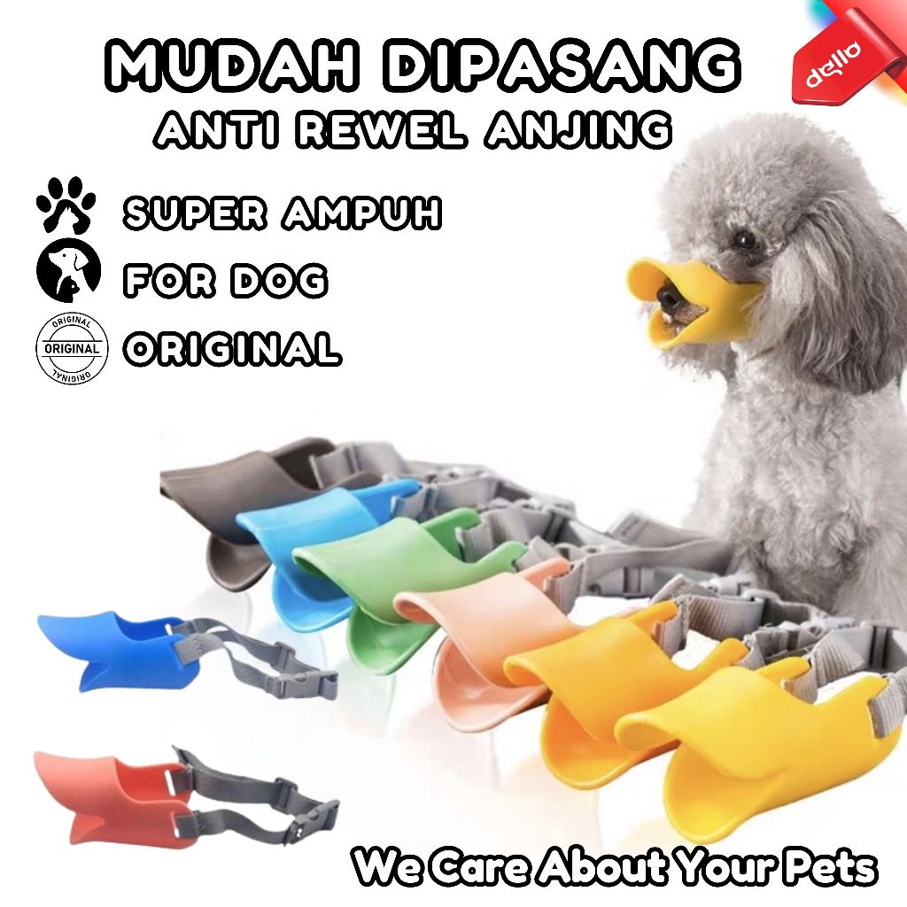 Jual Hewan Duckbill Silicon Penutup Mulut Anjing Lucu Bentuk Mulut ...