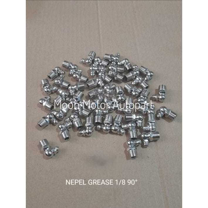 Jual Nepel grease/nepel gemuk 1/8mm bengkok 90 derajat NPT | Shopee ...