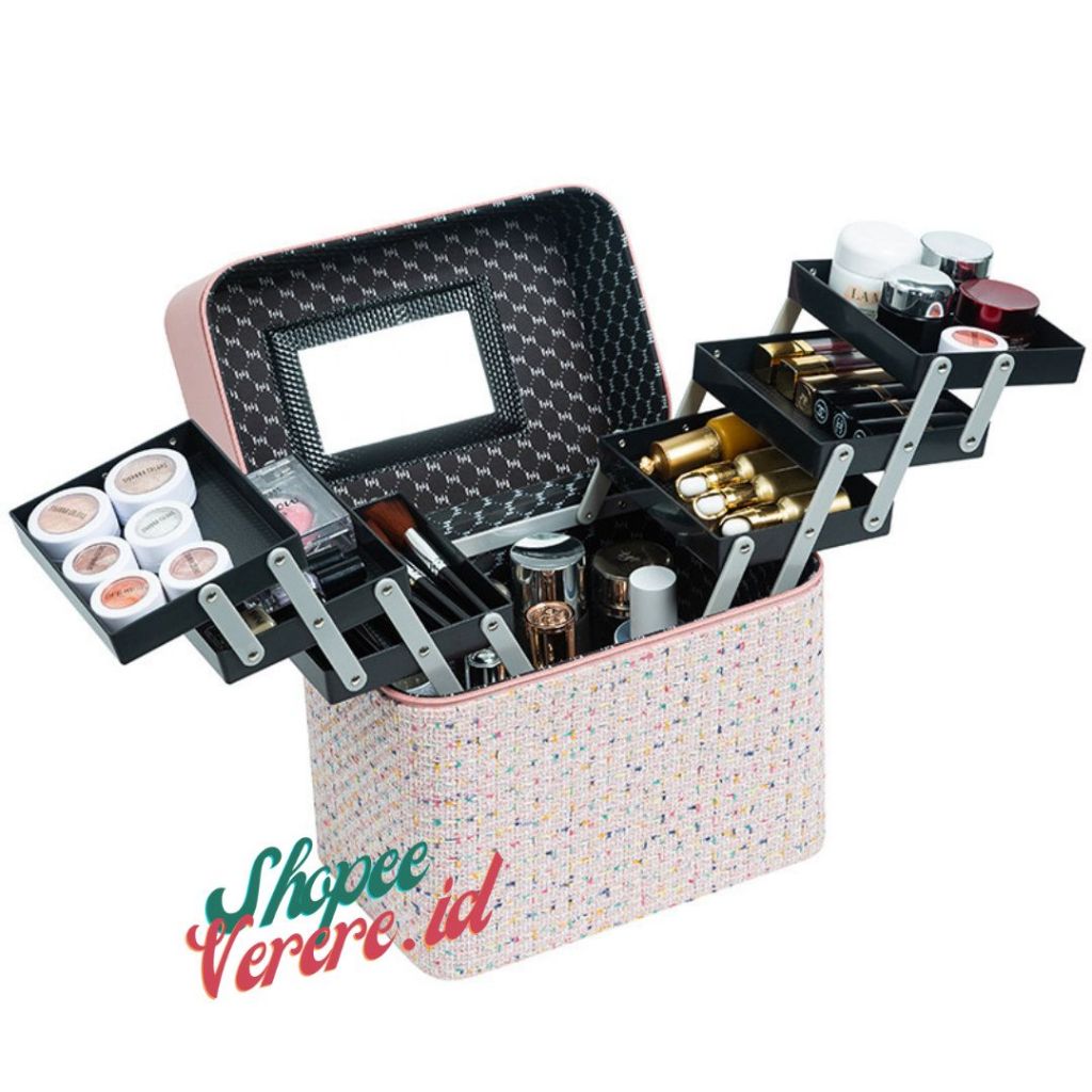 Jual Koper Make Up Box/ Beauty Case/ Kotak Kosmetik | Shopee Indonesia
