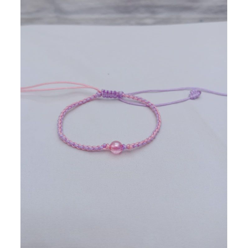 Jual Pastel Girl Heart Bracelet - Gelang Macrame Handmade | Shopee ...