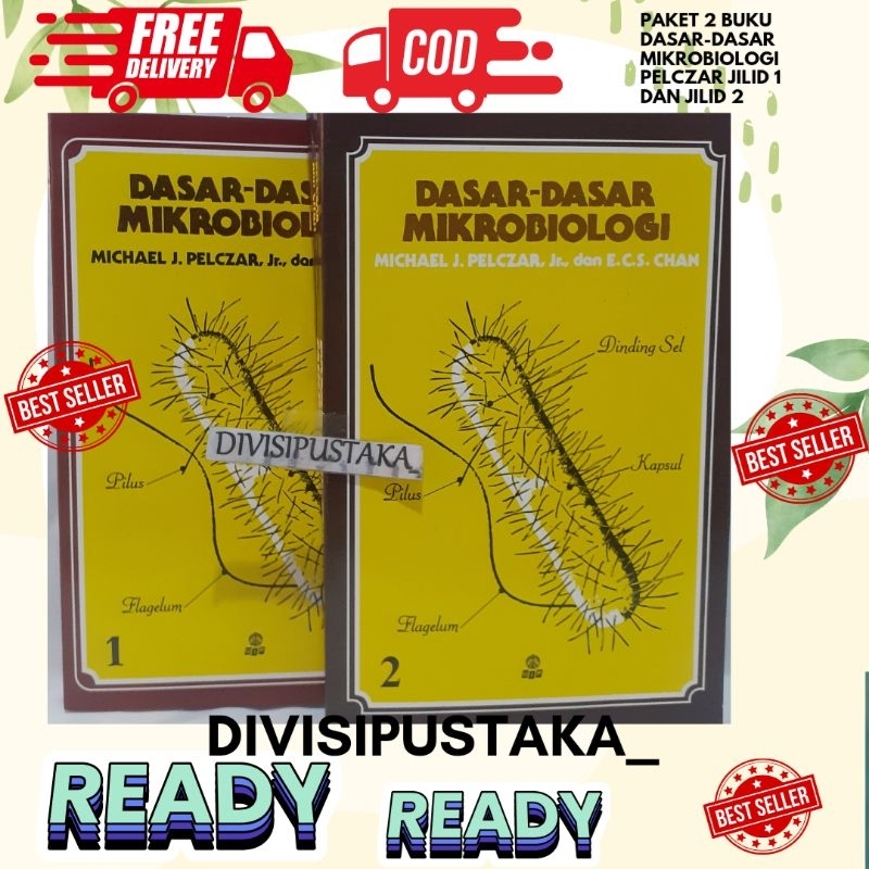 Jual Paket 2 Buku Dasar Dasar Mikrobiologi Pelczar Jilid 1 dan 2 | Shopee Indonesia