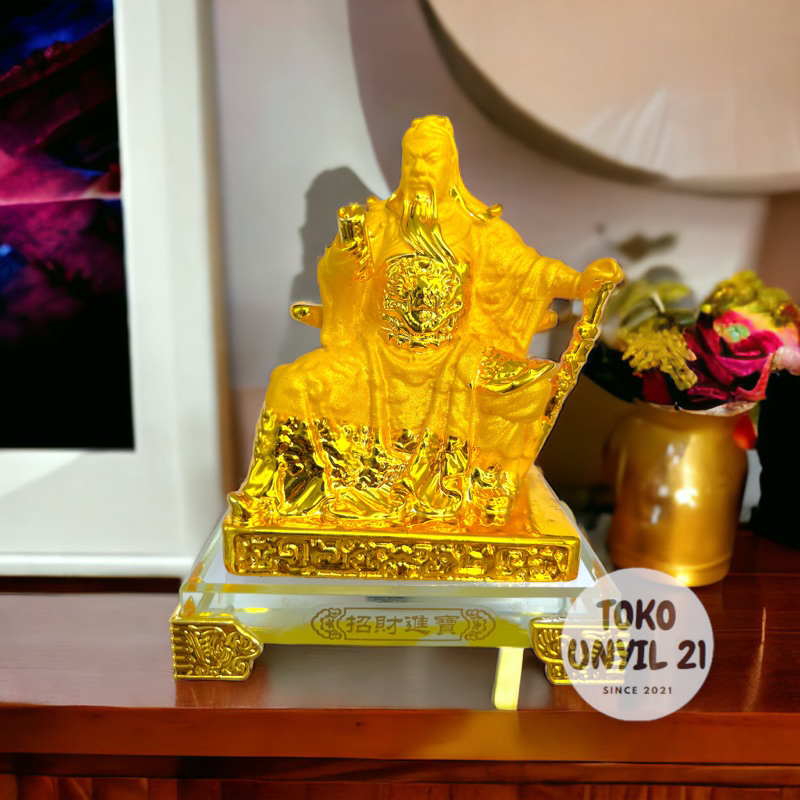 Jual Patung Dewa KwanKong Gold Kwan Kong Guan Yu Guanyu Dewa Pelindung ...