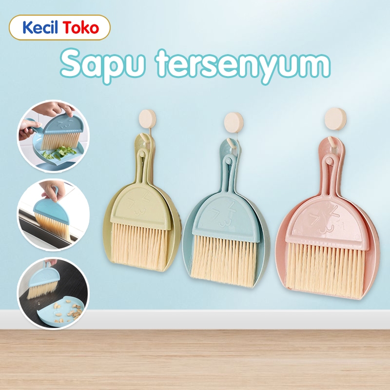 Jual Set Sapu Pengki Alat Pembersih Lantai Broom Set Dustpan Sapu Lipat ...