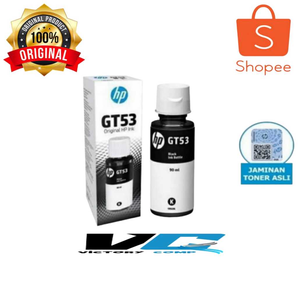 Jual Tinta HP GT53 Black Original - Original HP | Shopee Indonesia