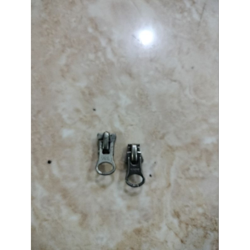 Jual kepala zipper/kepala resleting vislon ykk no5 nikel utk model ...