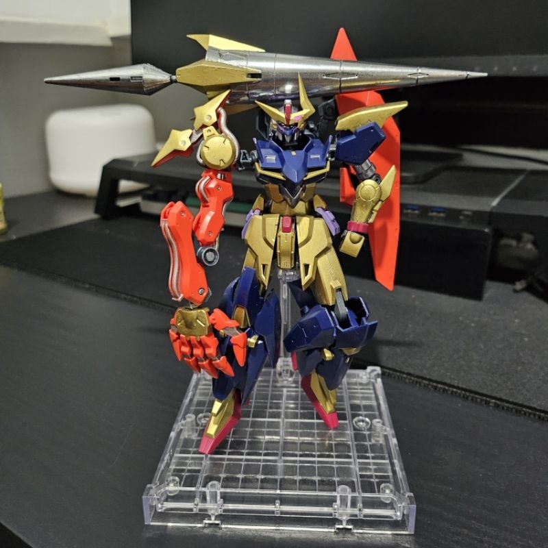 Jual HG Gundam Seltsam Bandai Repaint Metalic Gold Silver | Shopee ...