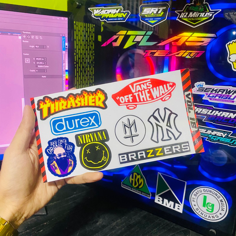 Jual Stiker/sticker VOL16 Viral Kata Racing Keren | Shopee Indonesia