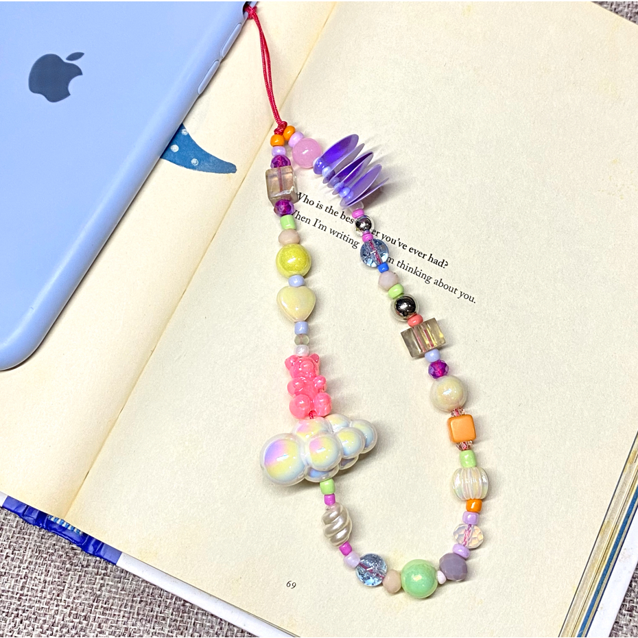 Jual Boona Maui Bear Phone Strap (Phone Charm / Beads / Bracelet ...