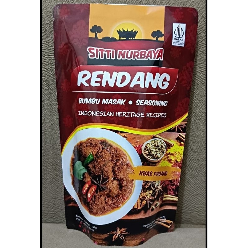 Jual Bumbu Rendang Sitti Nurbaya Asli Padang Halal MUI | Shopee Indonesia