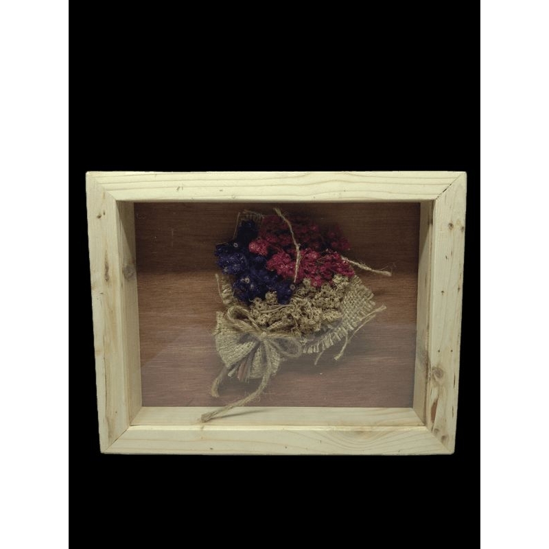 Jual bingkai foto 30x30cm pigora kayu + kaca akrilik anti pecah pihora ...