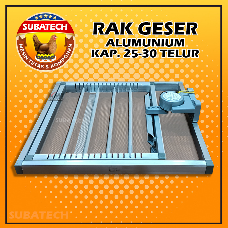 Jual Rak Geser Alumunium Kap. 25-30 Mesin Tetas Telur Full Otomatis ...