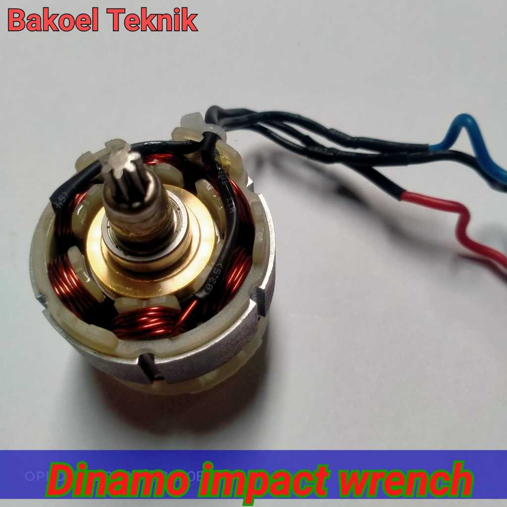 Jual Motor/Dinamo Impact Wrench cordless baterai/ Dynamo motor Driver ...