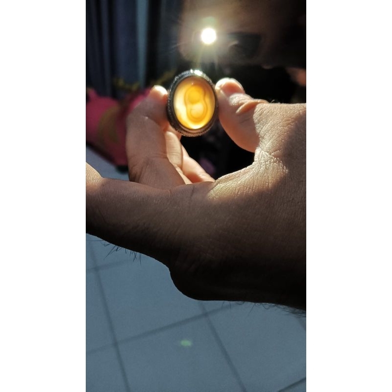 Jual Batu Sulaiman Angka 8 Asli Ring Titanium | Shopee Indonesia