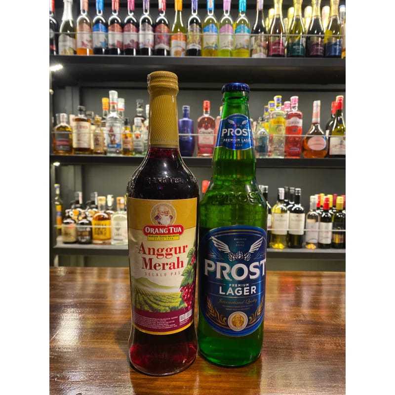 Jual ( Paket Hemat !! ) Anggur Merah Gold OT & Bir Beer Prost Lager ...