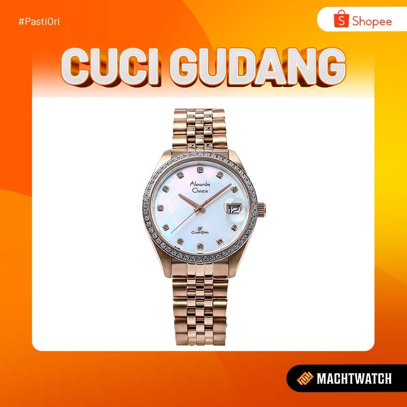 Jual Promo Cuci Gudang Alexandre Christie Classic Steel AC 5008 MD ...