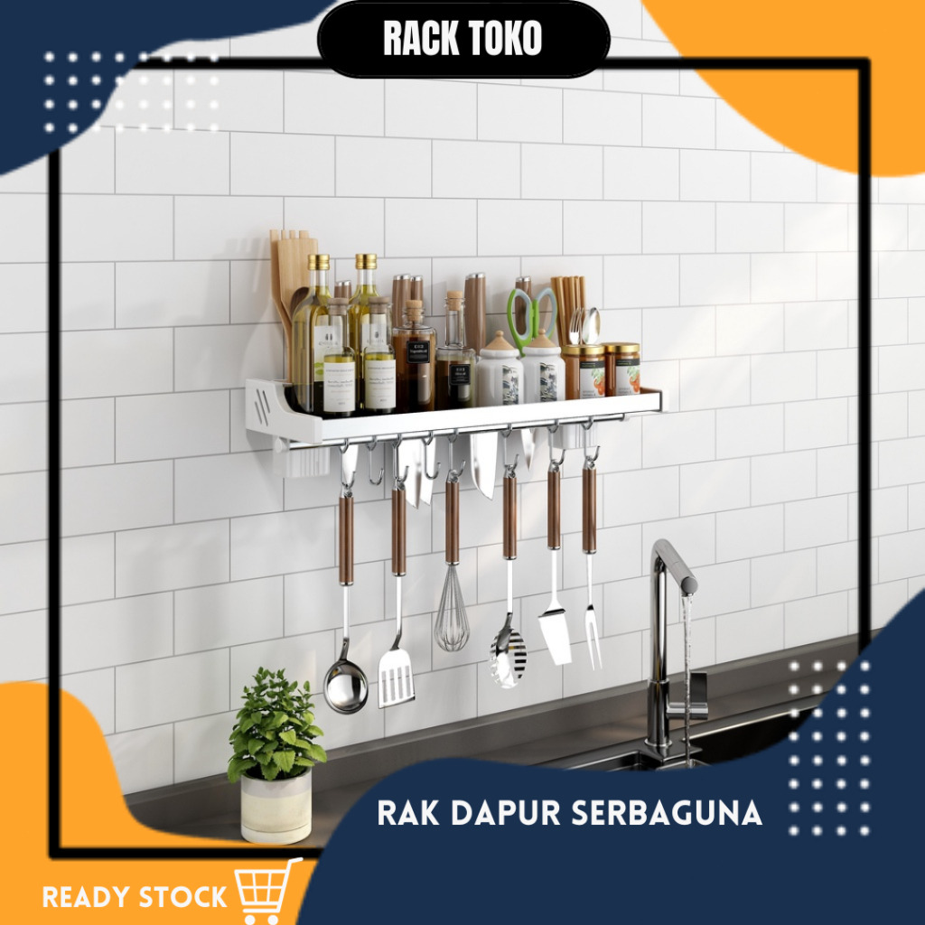 Jual Rak Bumbu Tempel Rak Bumbu Gantung Rak Bumbu Rak Serbaguna Rak ...